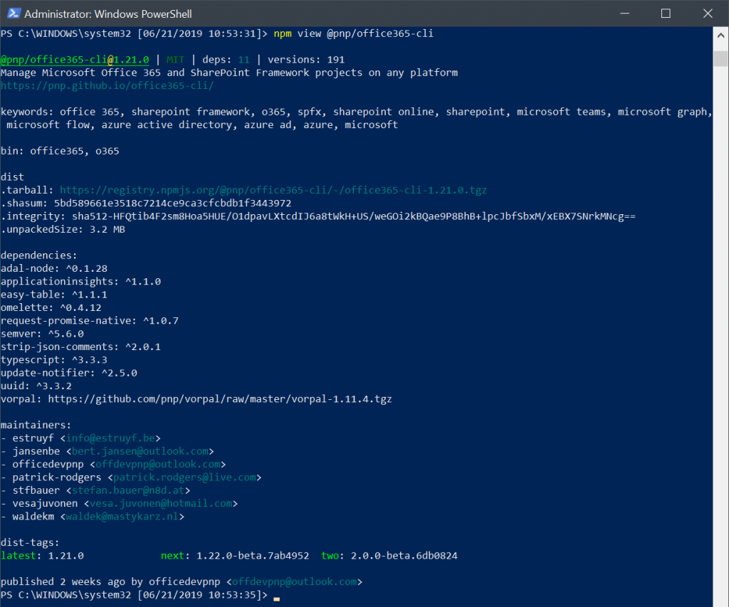 Getting Started With the Office 365 CLI - The Lazy Administrator Getting Started With the Office 365 CLI - The Lazy Administrator