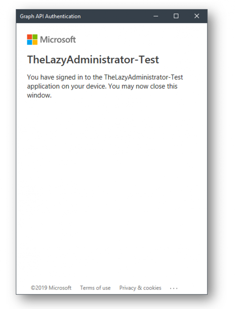 Connect And Navigate The Microsoft Graph Api With Powershell The Lazy Administrator