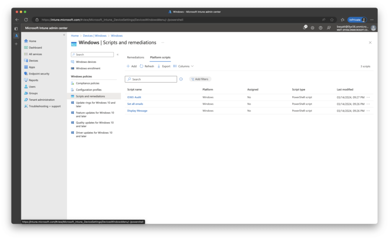 View And Export Your Intune Device Management Scripts Using The Microsoft Graph Powershell Sdk