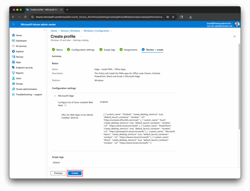 Auto Deploy Progressive Web Applications Pwa Using Intune Or Powershell The Lazy Administrator