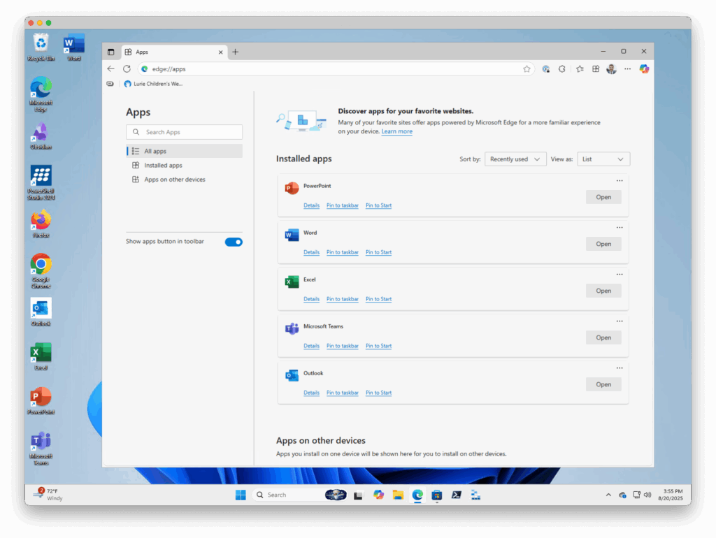 Auto Deploy Progressive Web Applications (PWA) using Intune or PowerShell - The Lazy Administrator