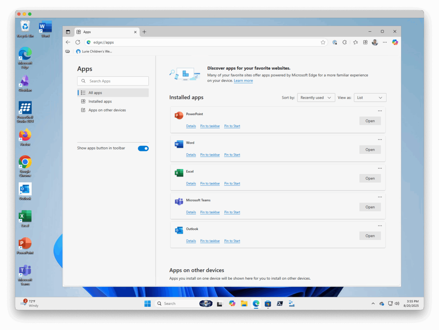 Auto Deploy Progressive Web Applications Pwa Using Intune Or Powershell The Lazy Administrator